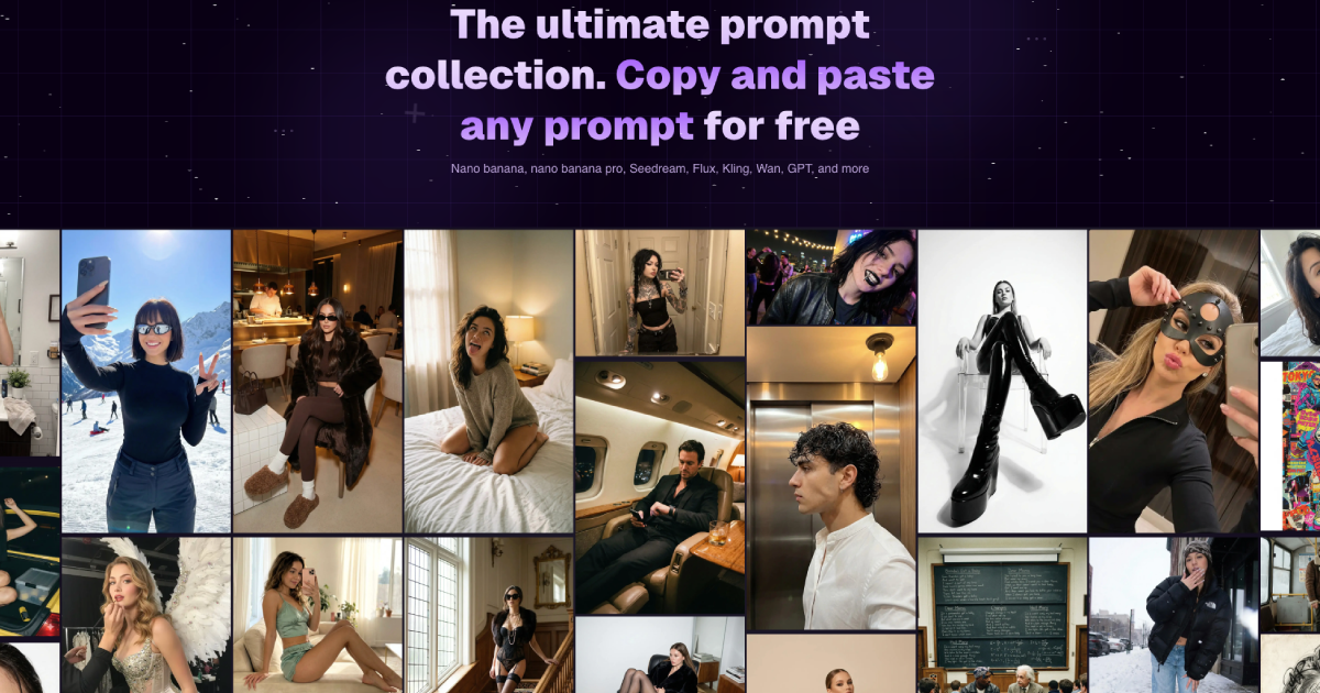 The Ultimate Prompt Collection - Free AI Prompts Gallery